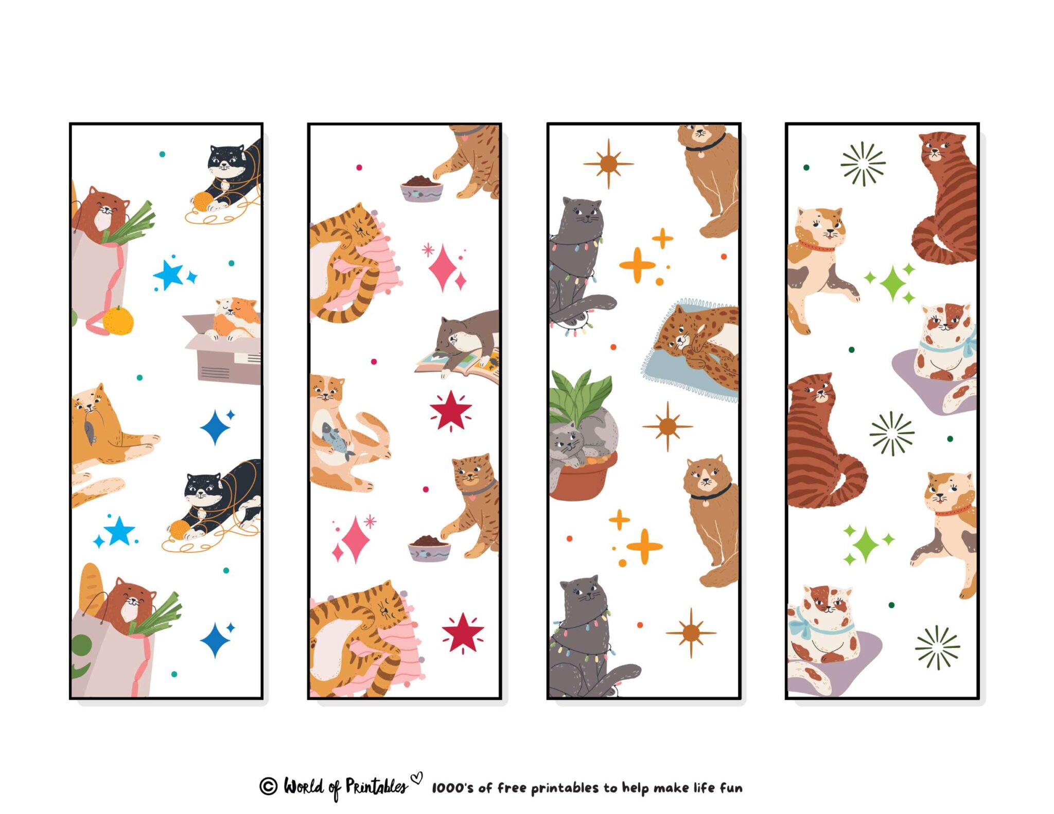 Cute Bookmarks | 80 Cute Printable Bookmarks - World of Printables