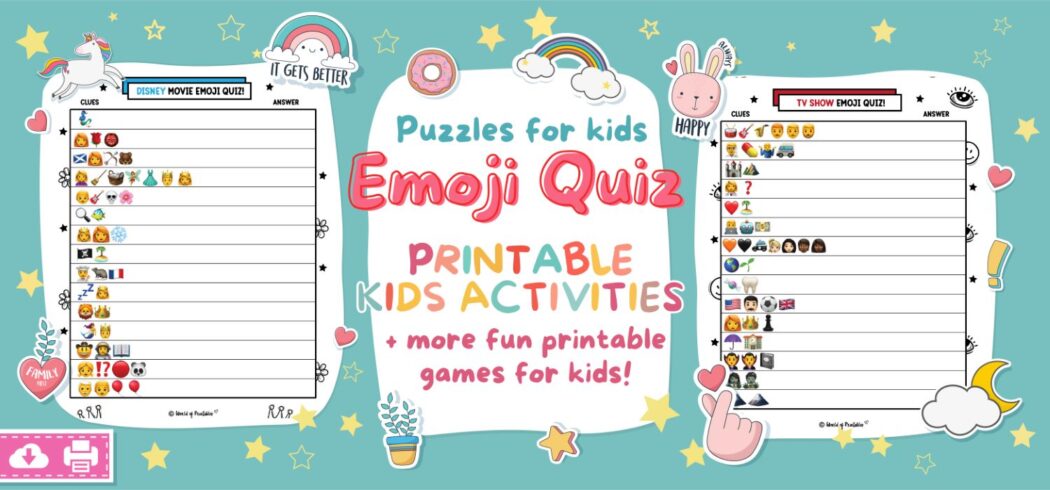 Printable Emoji Quiz With Answers - World of Printables