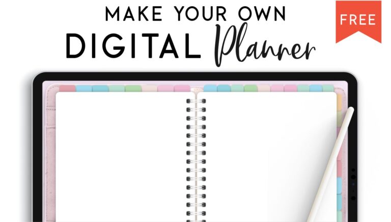 Blank Digital Planner - Make Your Own Digital Planner - World of Printables