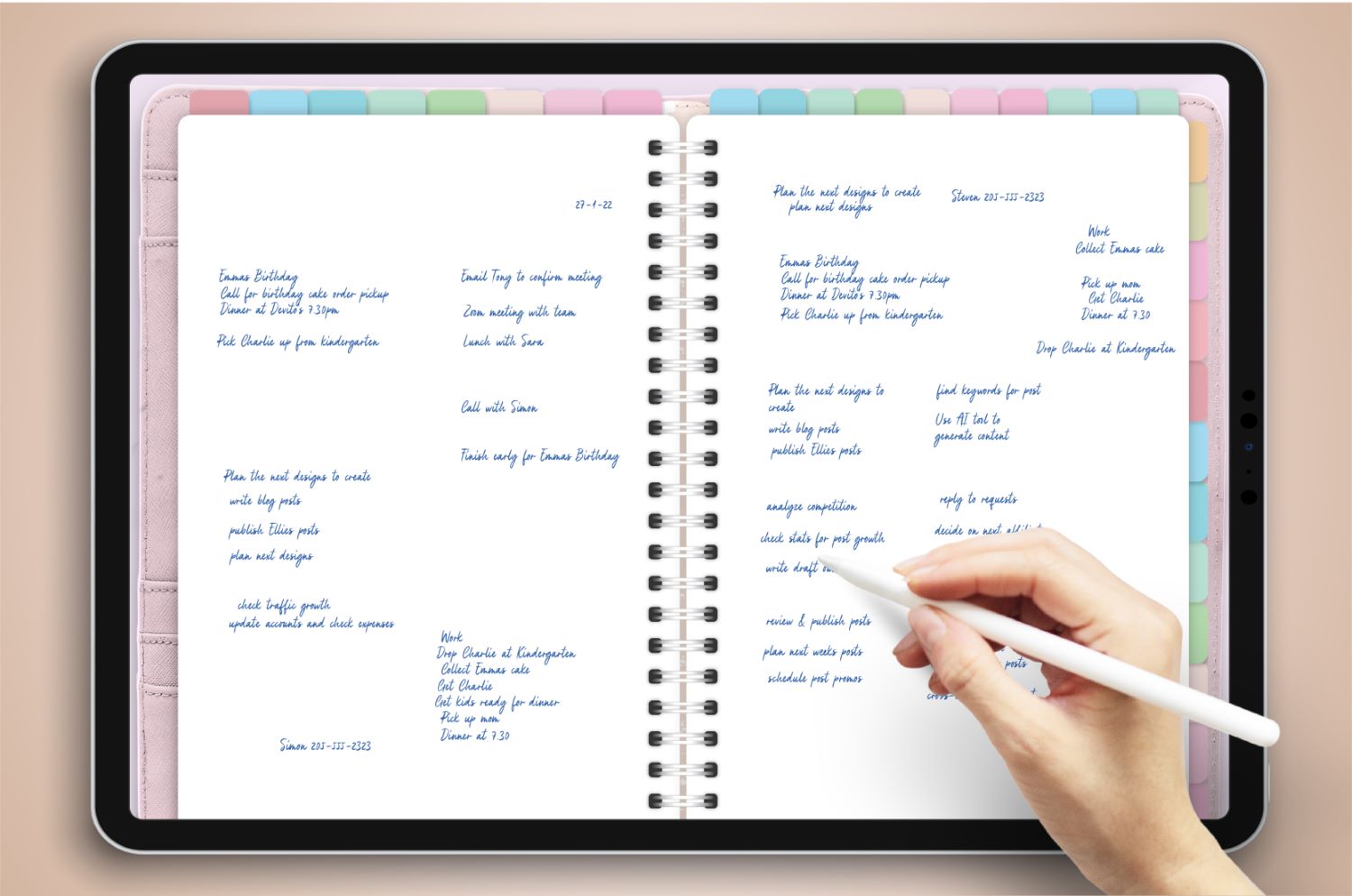 Blank Digital Planner Make Your Own Digital Planner World Of Printables