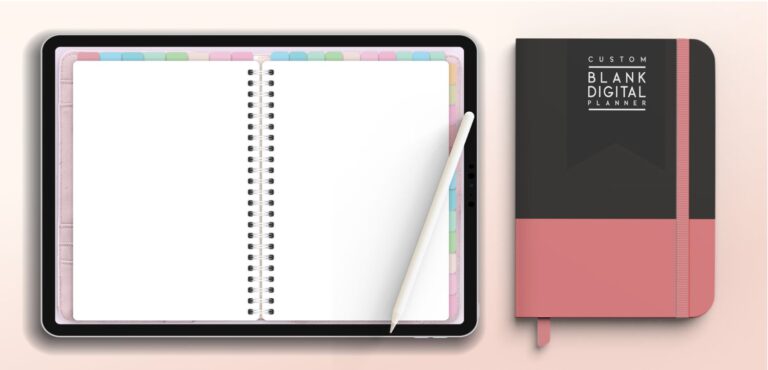 Blank Digital Planner Make Your Own Digital Planner World Of Printables