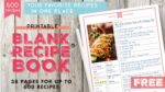 Blank Recipe Book - Create Your Own Cookbook For Free! - World of ...