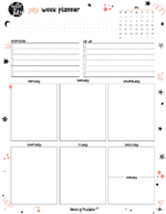 Free Cute July Calendar & Planner Printables