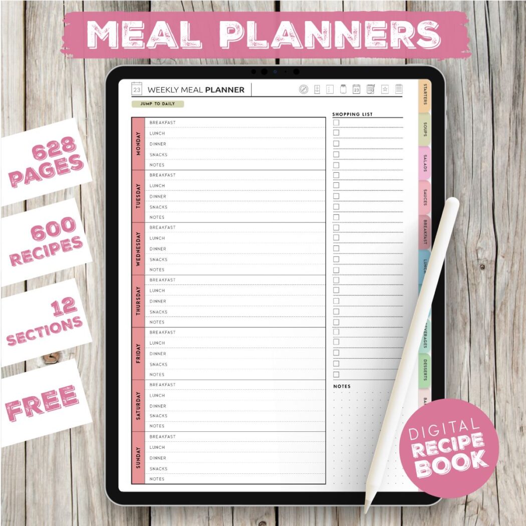 Digital Recipe Book - Organize Your Favorite Recipes For Free