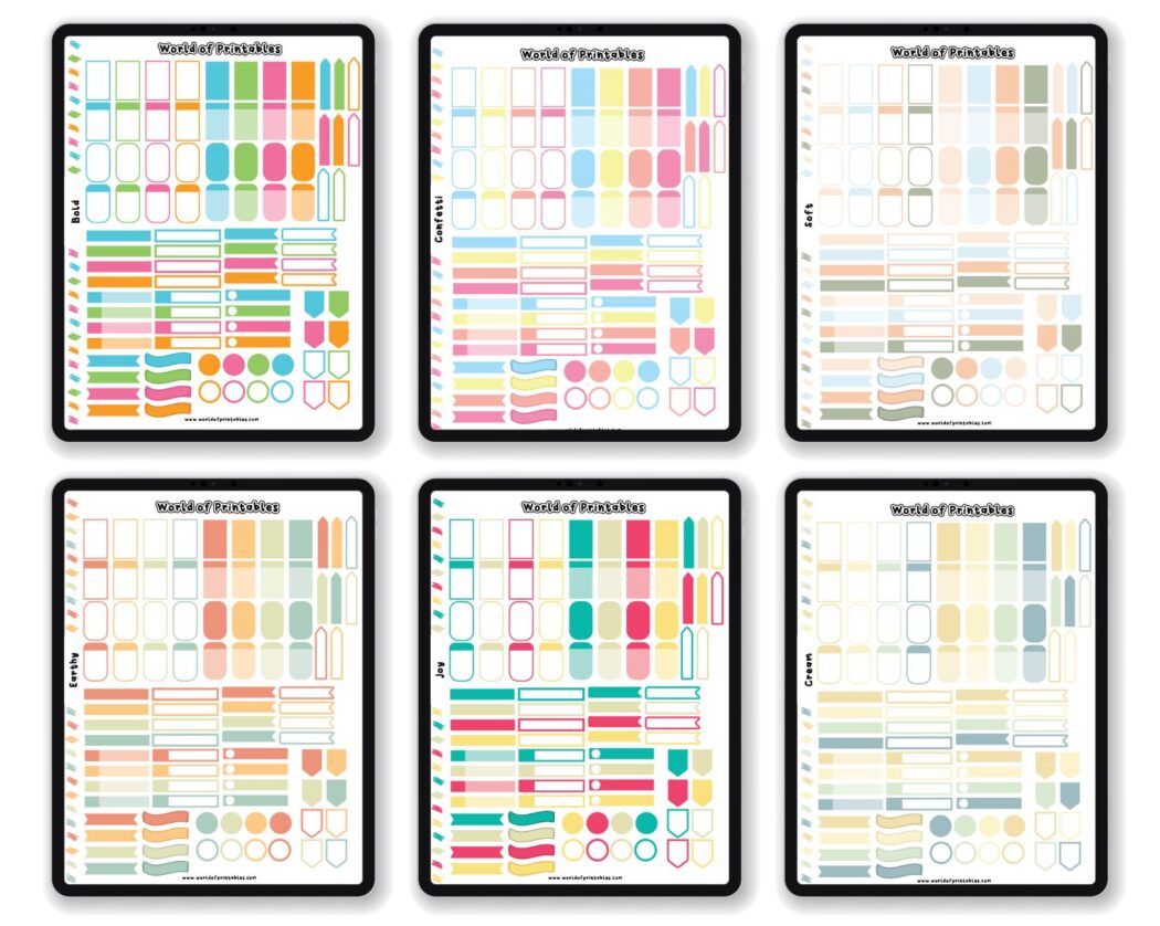 Free Digital Stickers - 1,000 Pre Cropped Stickers! - World of Printables