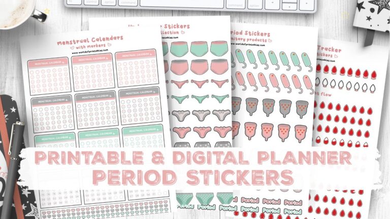 Circle Planner Stickers | Free Printable & Digital Stickers - World of ...