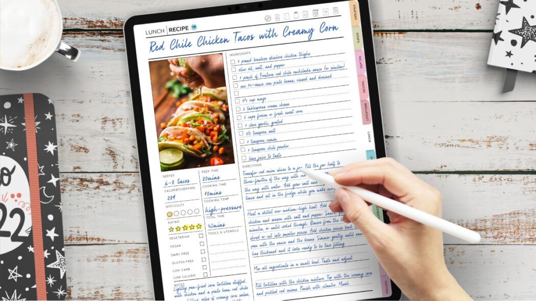 Digital Recipe Book - Organize Your Favorite Recipes For Free