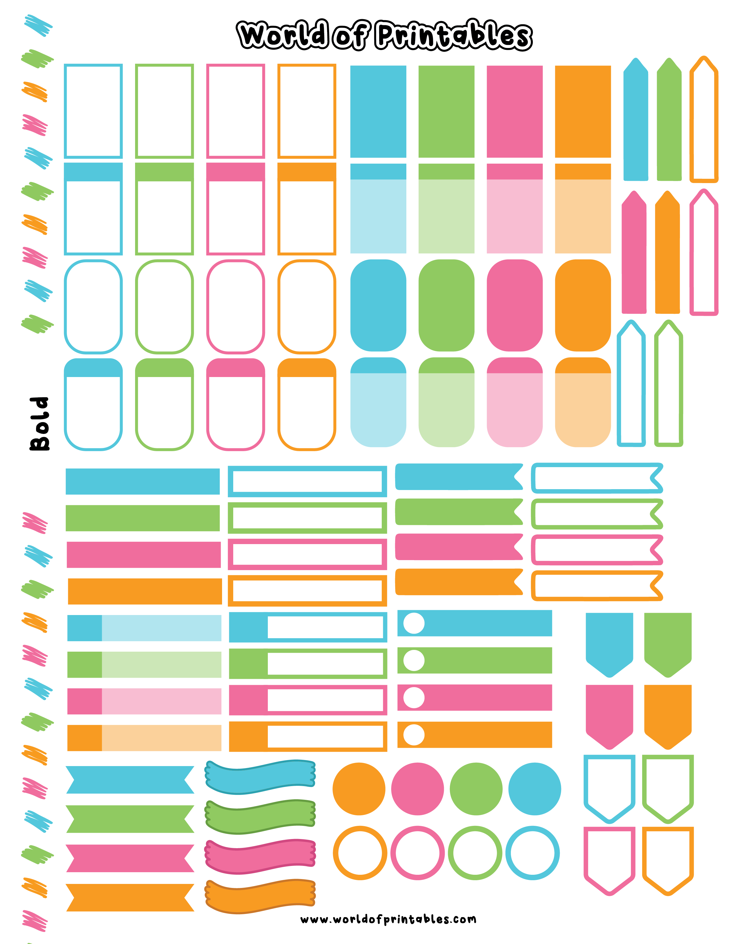 Free Digital Stickers 1 000 Pre Cropped Stickers World Of Printables