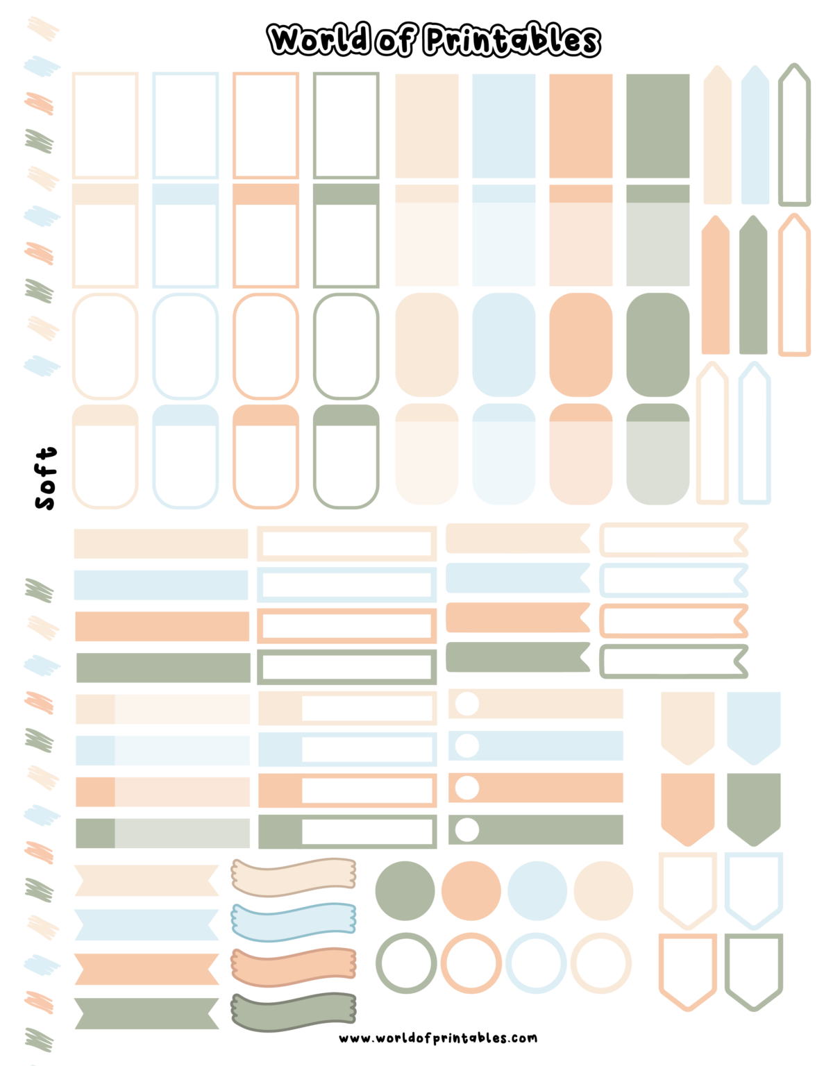 Free Digital Stickers - 1,000 Pre Cropped Stickers! - World of Printables