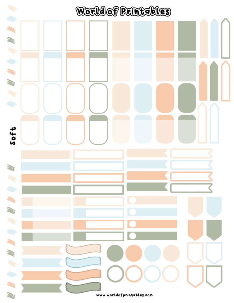 Free Digital Stickers - 1,000 Pre Cropped Stickers! - World of Printables