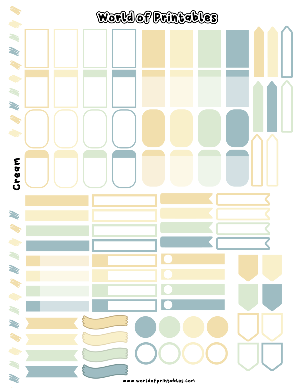 Free Digital Stickers - 1,000 Pre Cropped Stickers! - World of Printables