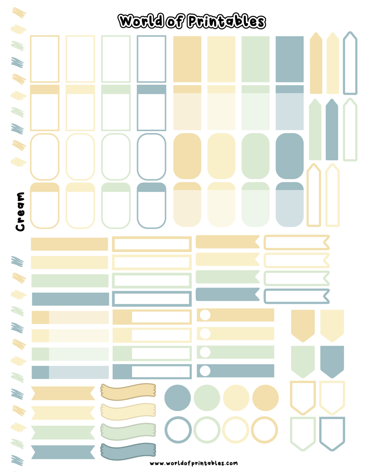 Free Digital Stickers - 1,000 Pre Cropped Stickers! - World of Printables