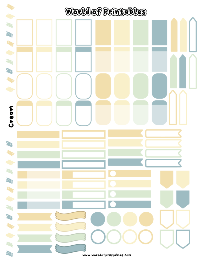 Free Digital Stickers - 1,000 Pre Cropped Stickers! - World of Printables