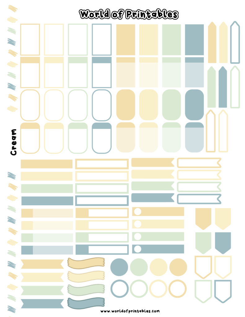 Free Digital Stickers - 1,000 Pre Cropped Stickers! - World of Printables