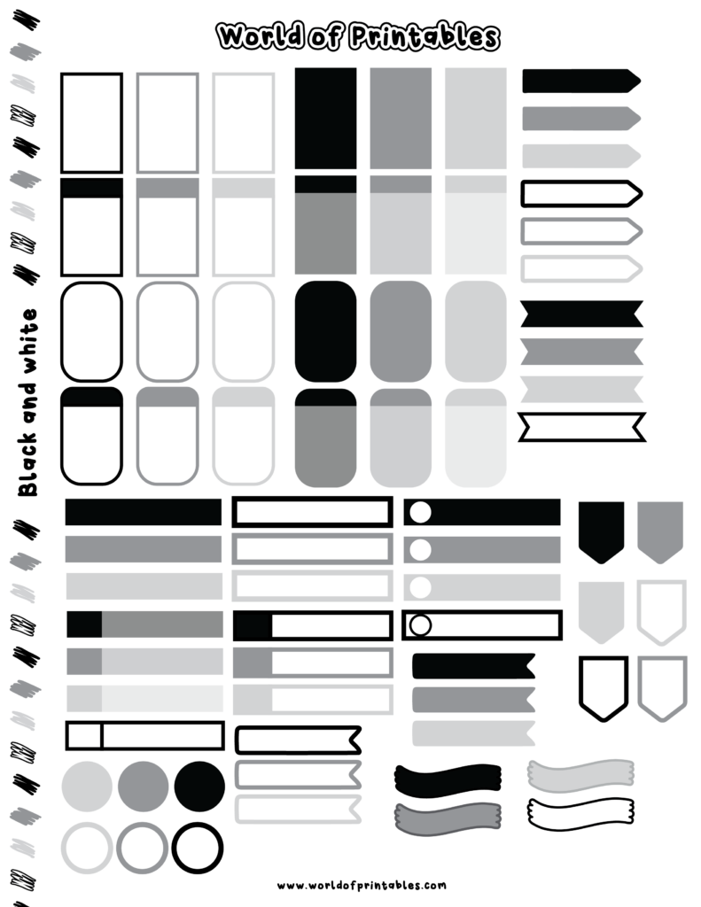 Free Digital Stickers - 1,000 Pre Cropped Stickers! - World of Printables