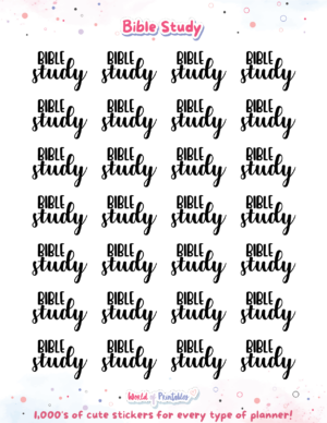 Bible Journaling Stickers | Free Printable & Digital Stickers - World ...