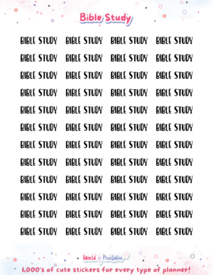 Bible Journaling Stickers | Free Printable & Digital Stickers - World ...