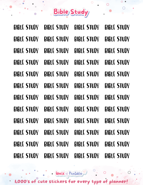 Bible Journaling Stickers | Free Printable & Digital Stickers - World ...