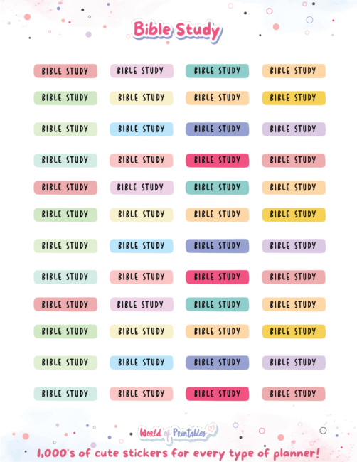 Bible Journaling Stickers | Free Printable & Digital Stickers - World ...