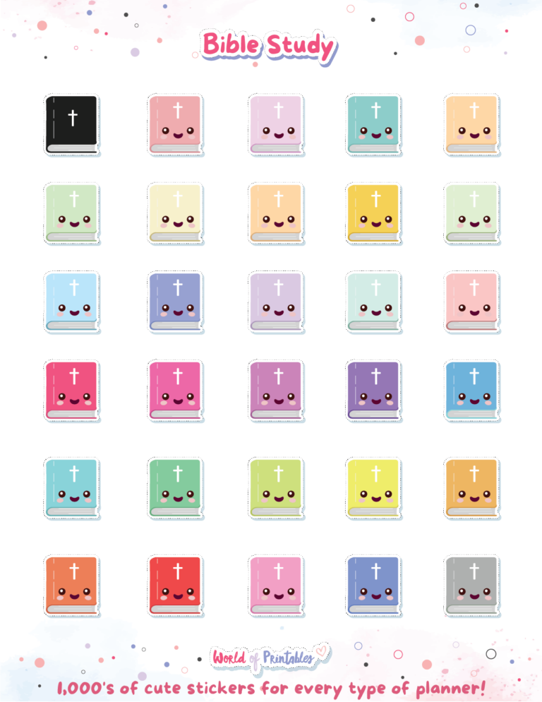 Bible Journaling Stickers | Free Printable & Digital Stickers - World ...