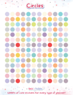 Circle Planner Stickers | Free Printable & Digital Stickers - World of ...