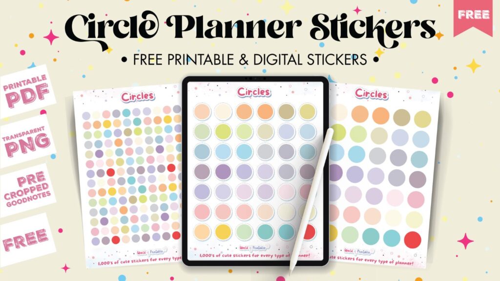 Printable Stickers World Of Printables