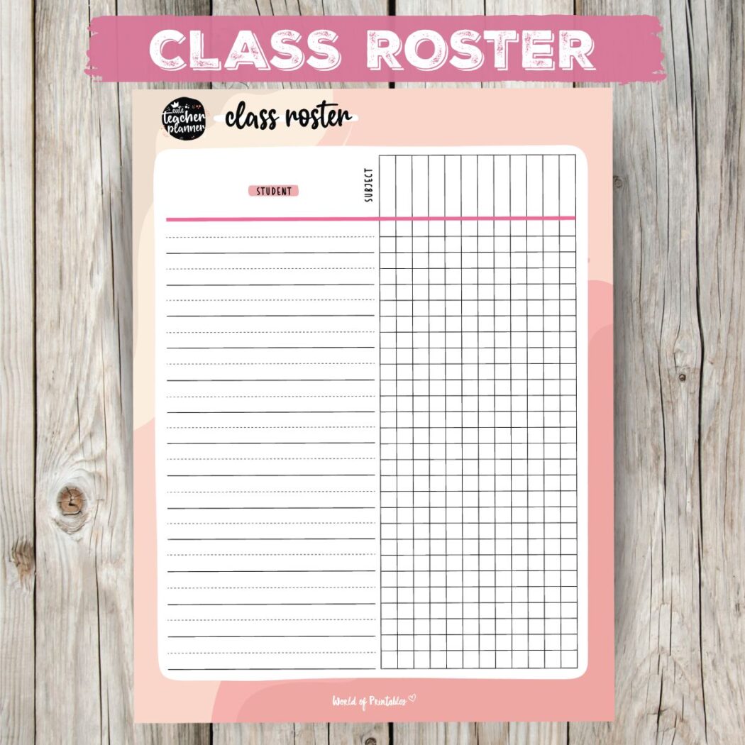 Teacher Planner - 64 Useful Pages For Every Teacher - World of Printables