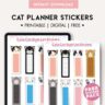 Cat To Do List Stickers | Printable & Digital - World of Printables