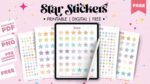 Free Printable Star Stickers - World of Printables