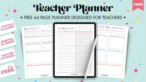Teacher Planner - 64 Useful Pages For Every Teacher - World of Printables