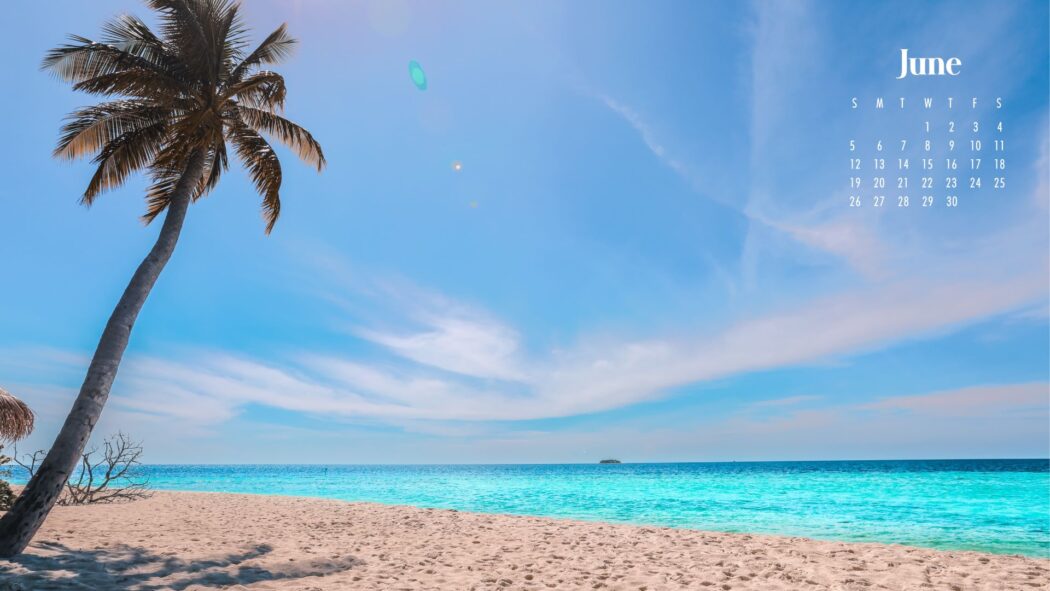 Free June 2022 Calendar Wallpaper