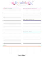 Work Log - 10+ Best Daily & Weekly Templates - World of Printables