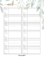 Contact List Templates - 12 Of The Best Styles - World of Printables