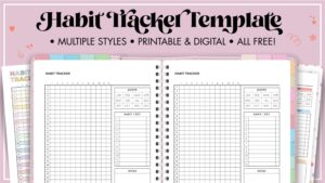 Free Printable Habit Tracker PDF - World of Printables