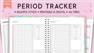 Printable Period Tracker Template - World of Printables
