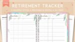 Free Printable Retirement Tracker Template - World of Printables