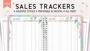 FREE Sales Tracker Template PDF - World of Printables