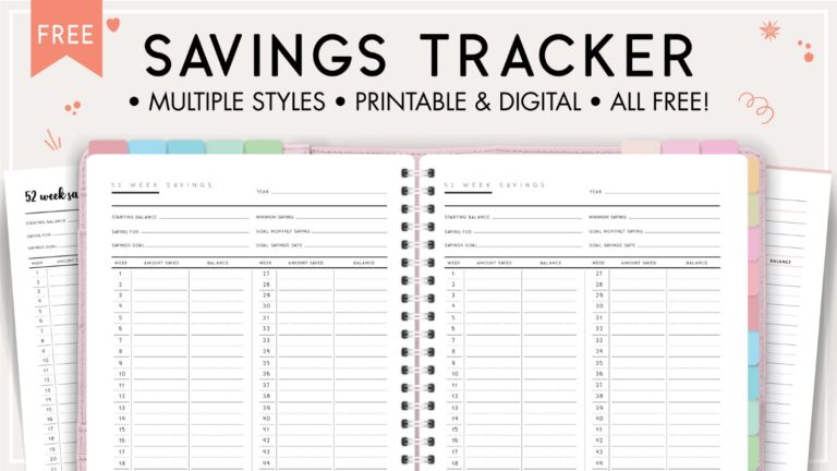 Free Printable Debt Tracker - Use This To Payoff Your Debts Quicker