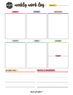 Work Log - 10+ Best Daily & Weekly Templates - World of Printables