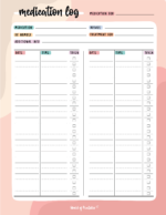 Medication Log - 8 of the Best Templates - World of Printables