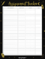 Assignment Tracker - Keep Track Of All Your Assignments