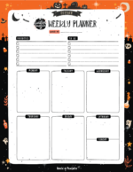 Halloween Planner Set - World of Printables