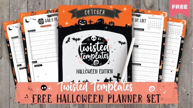 Halloween Planner Set - World of Printables