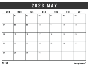May 2023 Calendars | 100+ Best Printables - World of Printables