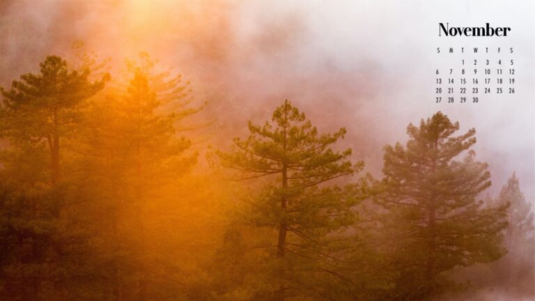 November Calendar Wallpaper | 55 Best Desktop & Phone Backgrounds