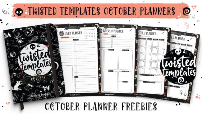 Halloween Planner Set - World of Printables