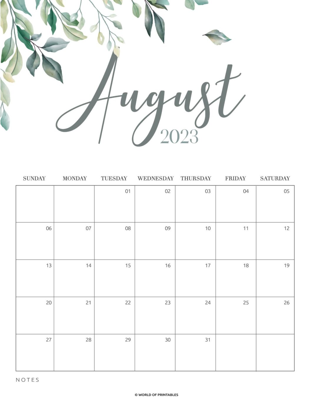 Free Printable Calendars For 2021 & 2022 - World of Printables