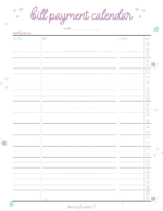 Free Bill Payment Checklist PDF - World of Printables