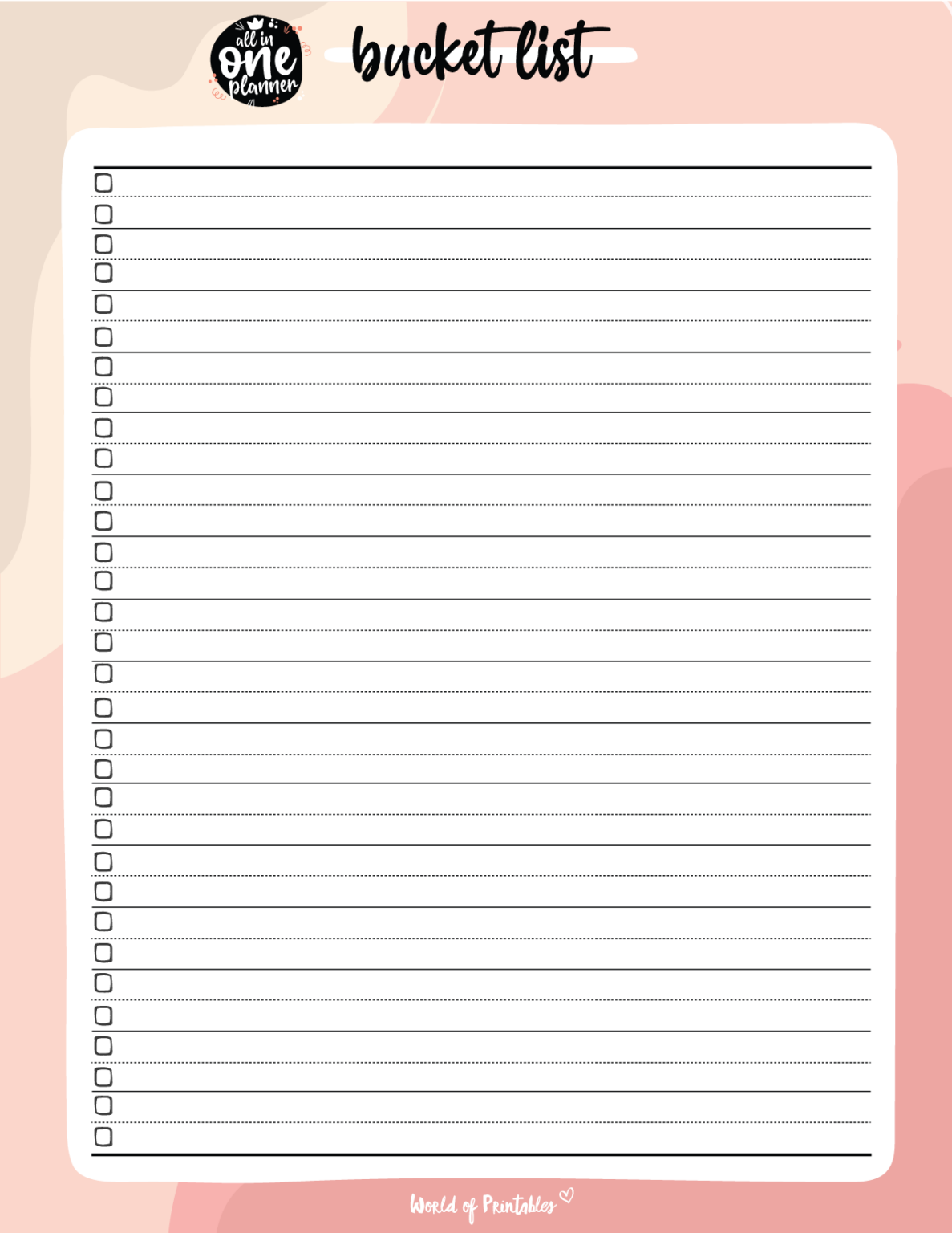 Bucket List Template 16 Inspirational Styles World Of Printables bucket-list-template-16-inspirational-styles-world-of-printables