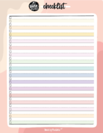Checklist Template - 25 Best Styles | World of Printables